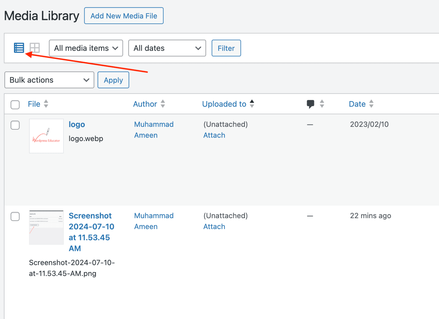 How to Clean the WordPress Media Library - WebPrep Educator. Helping ...